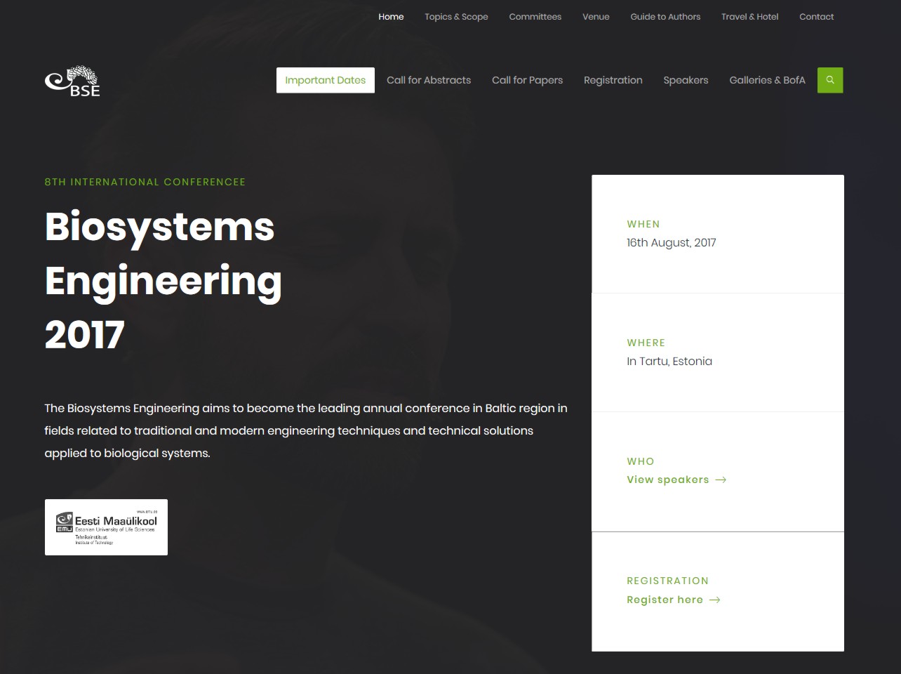 Biosystems Engineering 2018 is presenting a new website — Biosystems ...